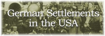 German Settlements in the USA